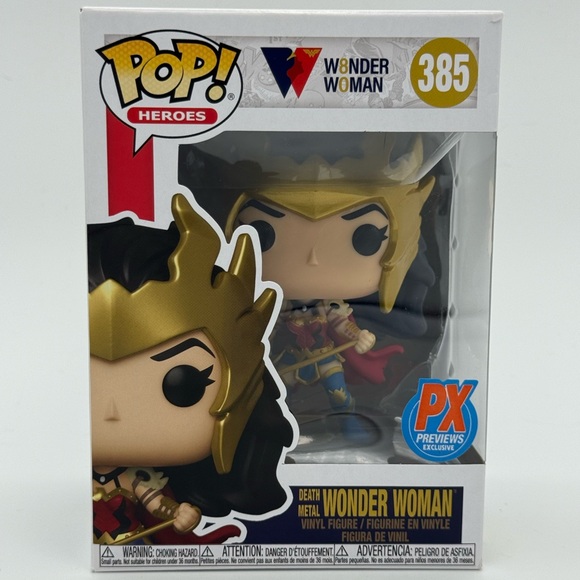 Funko | Toys | Funko Pop Wonder Woman 385 Px Preview Exclusive | Poshmark